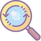 Find and Replace icon in Cute Color Style