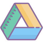 Google Drive icon in Cute Color Style