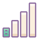 Low Connection icon in Cute Color Style