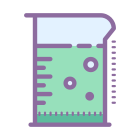Measuring Cylinder icon in Cute Color Style