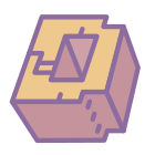 Minecraft Dungeons icon in Cute Color Style