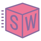 SolidWorks icon in Cute Color Style