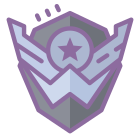 Warface Logo icon in Cute Color Style