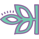 Ancestry icon in Cute Color Style