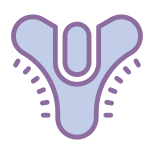 Destiny 2 icon in Cute Color Style