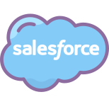 Salesforce icon in Cute Color Style