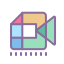 Google Meet icon in Cute Color Style
