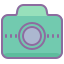 Unsplash icon in Ice Cream Style