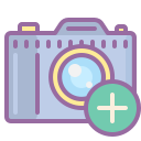 Add Camera icon in Ice Cream Style
