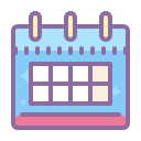 Calendar icon in Windows 10 Style