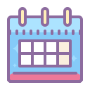 Calendar icon in Windows 10 Style