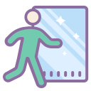 Exit Sign icon in Windows Metro Style