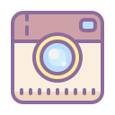 Instagram Old icon in Ice Cream Style