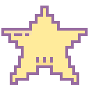 Pixel Star icon in iOS Style