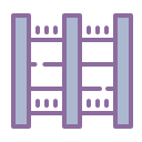 Gears icon in Cute Color Style