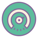 Razer Cortex icon in Gradient Line Style
