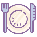 Tableware icon in iOS Style