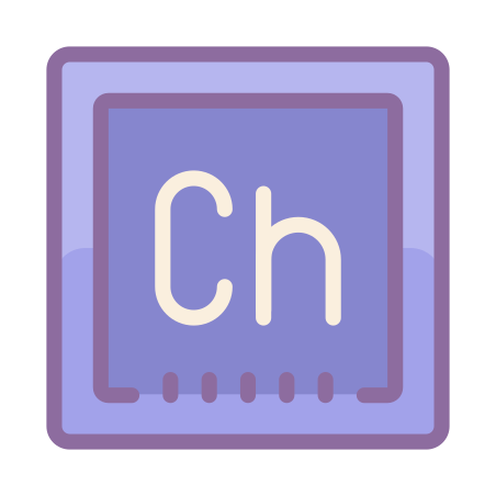 Character Animator icon in Cute Color Style