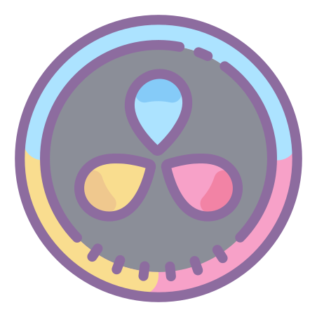 DaVinci Resolve icon in Cute Color Style