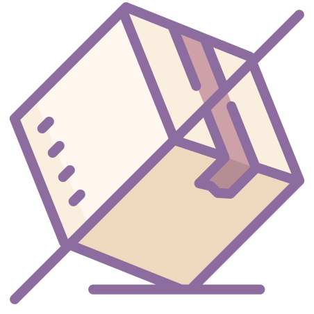 Do Not Tilt icon in Cute Color Style