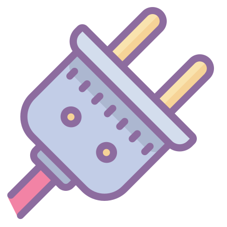 Electrical icon in Cute Color Style