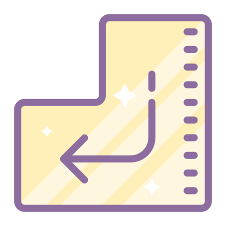 Enter Key icon in Cute Color Style