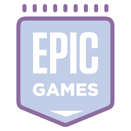 Epic Games icon in Cute Color Style