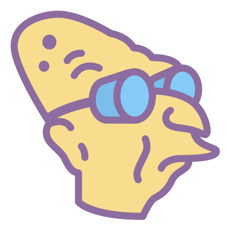 Futurama Professor Farnsworth icon in Cute Color Style