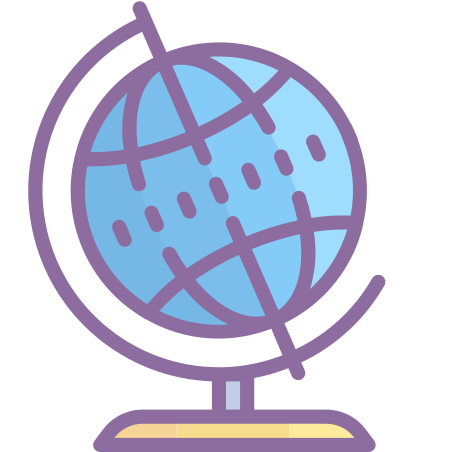 Geography icon in Cute Color Style
