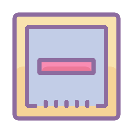 Indeterminate Checkbox icon in Cute Color Style