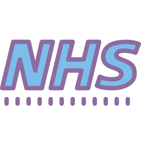 NHS icon in Cute Color Style
