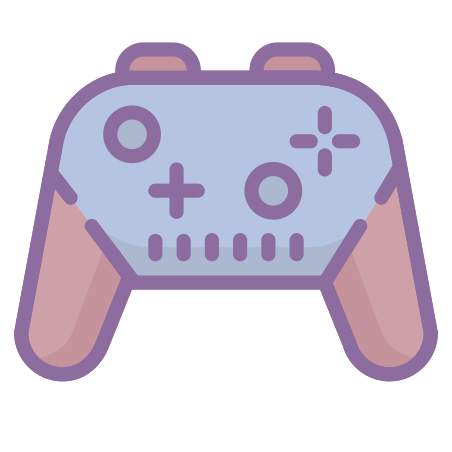 Nintendo Switch Pro Controller icon in Cute Color Style
