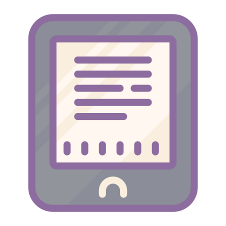 Nook icon in Cute Color Style