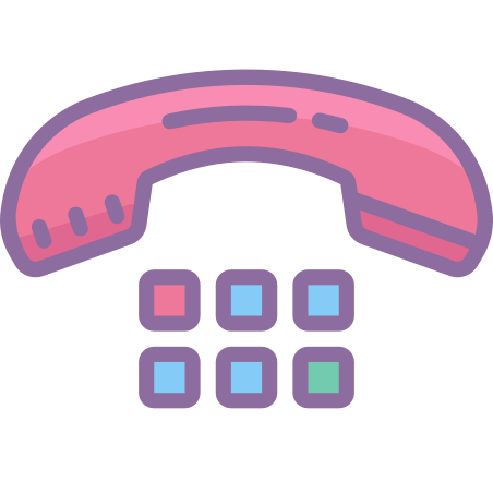 Number Pad icon in Cute Color Style