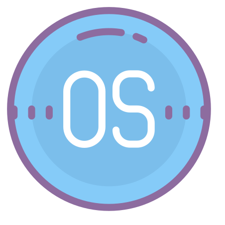 Operating System icon in Cute Color Style