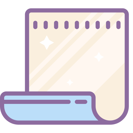 Paper icon in Cute Color Style