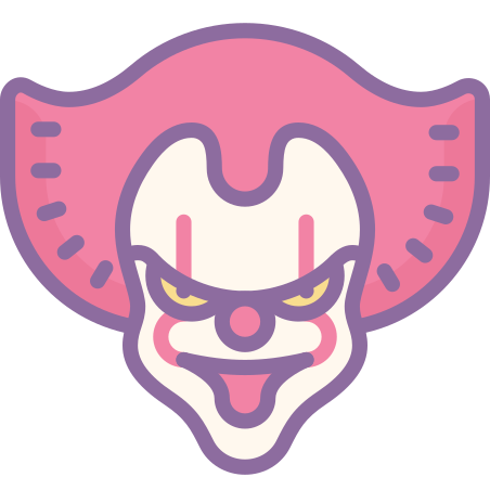 Pennywise icon in Cute Color Style