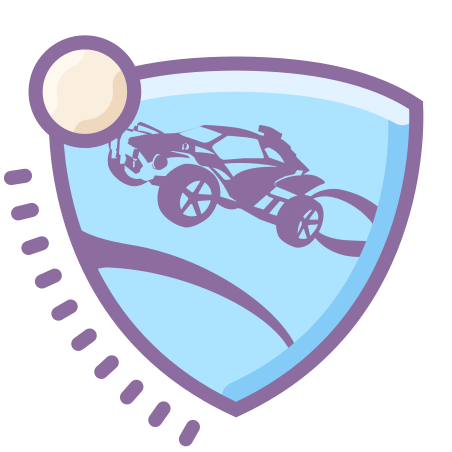 Rocket League icon in Cute Color Style