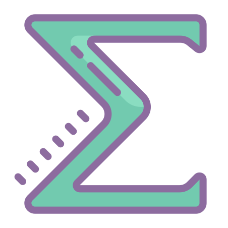 Sigma icon in Cute Color Style
