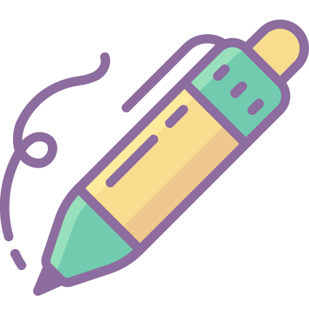 Sign Up icon in Cute Color Style
