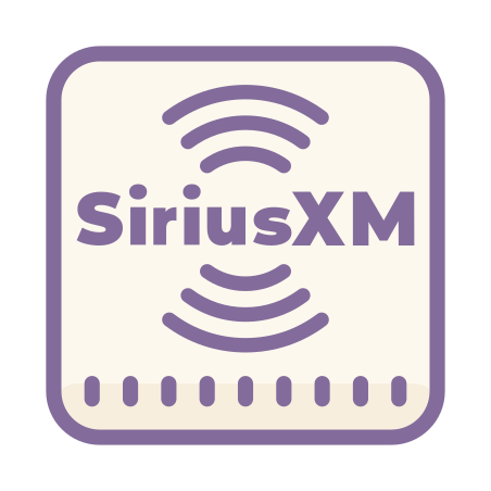 SiriusXM icon in Cute Color Style