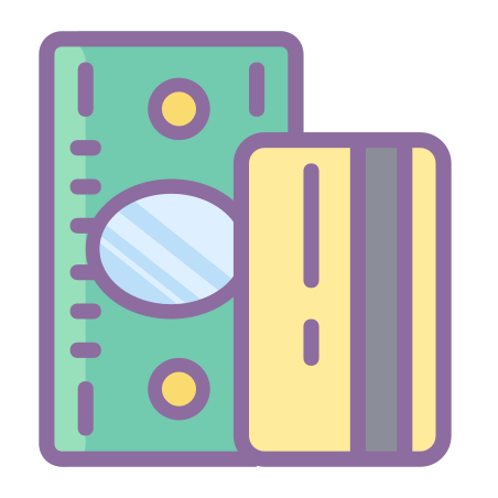 Split Transaction icon in Cute Color Style