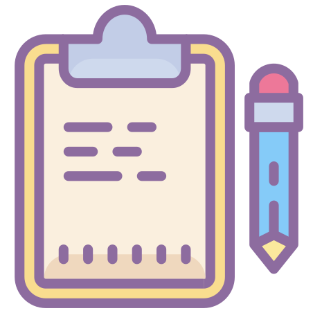 Task icon in Cute Color Style