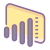 Power BI icon in Cute Color Style