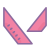 Valorant icon in Cute Color Style