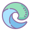 Microsoft Edge icon in Cute Color Style