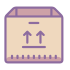 Empty Box icon in Cute Color Style