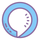 Amazon Alexa Logo icon in Cute Color Style
