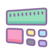 Color Widgets icon in Cute Color Style