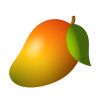 Mango icon in Emoji Style